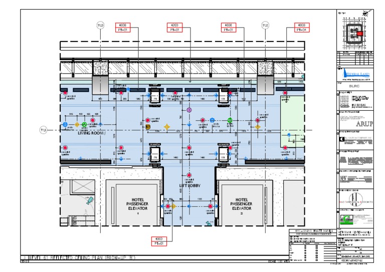 Hotel RCP Lift Lobby Design | PDF