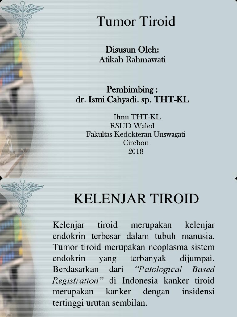 Tumor Tiroid by - Arj | PDF