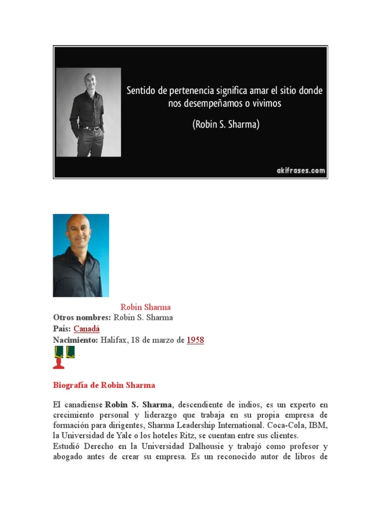 Robin Sharma | PDF