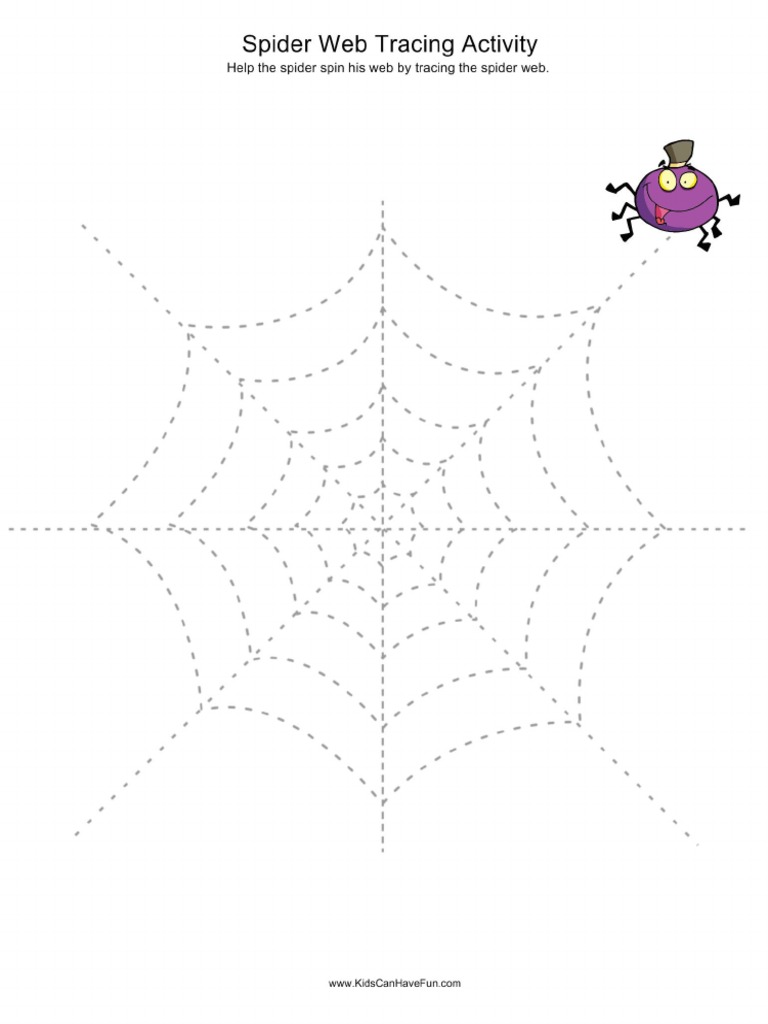 Spider Web Tracing Activity