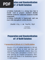 How to Prepare Sodium Hydroxide Solutions | PDF