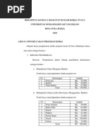 RAB Kegiatan KKN Tematik Universitas | PDF
