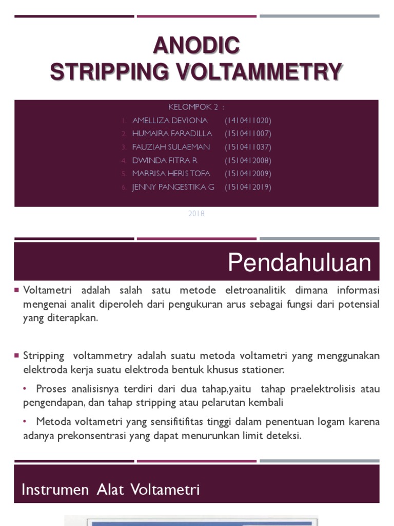 Voltametri Stripping Anodik | PDF