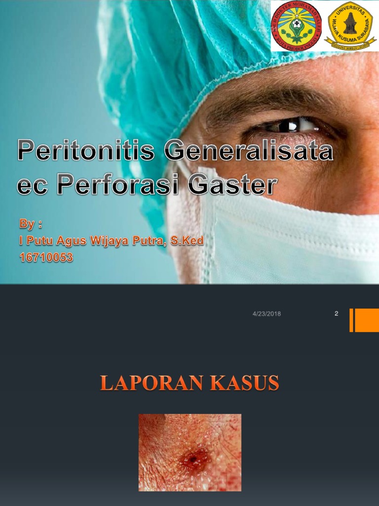 Peritonitis Generalisata Ec Perforasi Gaster | PDF | Sains & Matematika