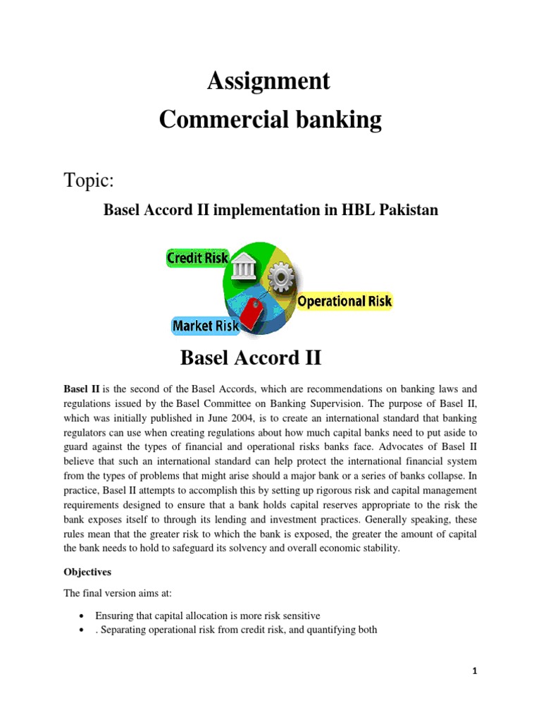 Assignment Commercial Banking: Topic | PDF | Basel Ii | Operational Risk