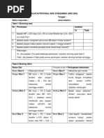 Skrining MUST | PDF | Kesehatan Holistik | Gaya Hidup