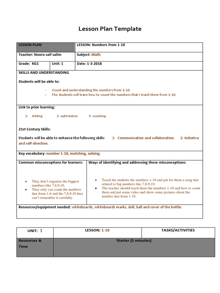 Lesson Plan Teacher | PDF | Lesson Plan | Educational Assessment