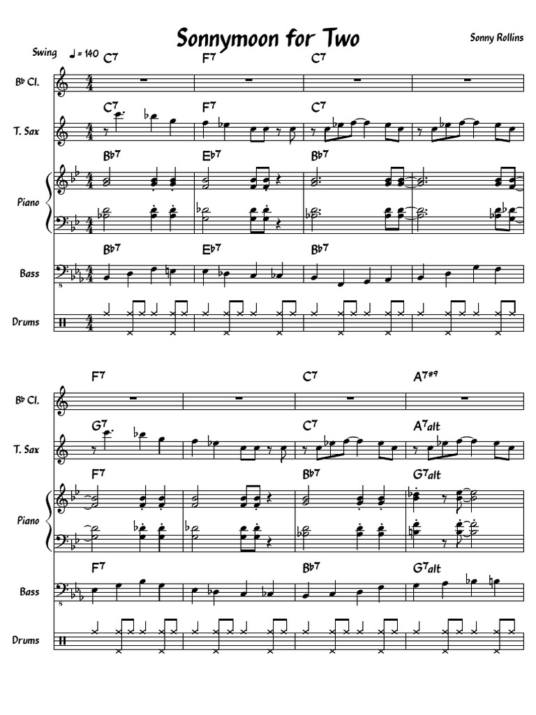 Sonnymoon For Two | PDF | African American Music | Sound Production