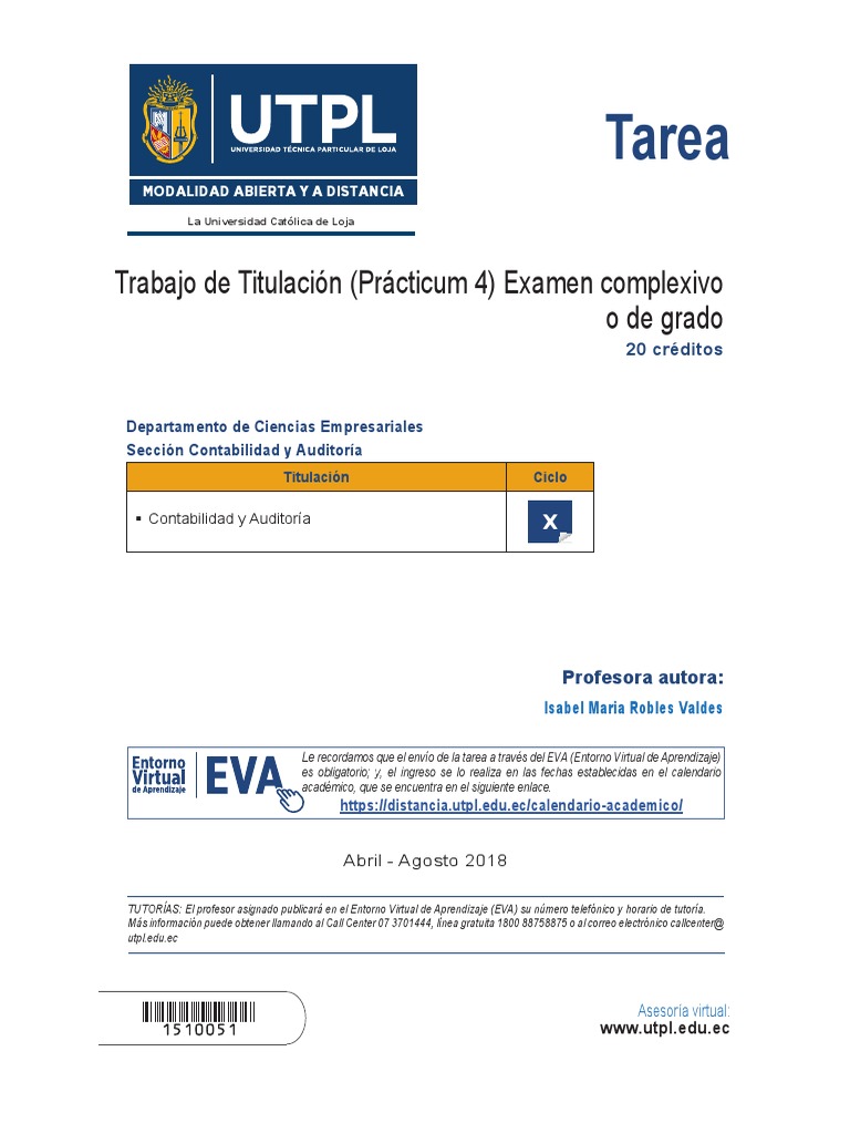 Trabajo de Titulacion UTPL | PDF | Devengo | Contabilidad