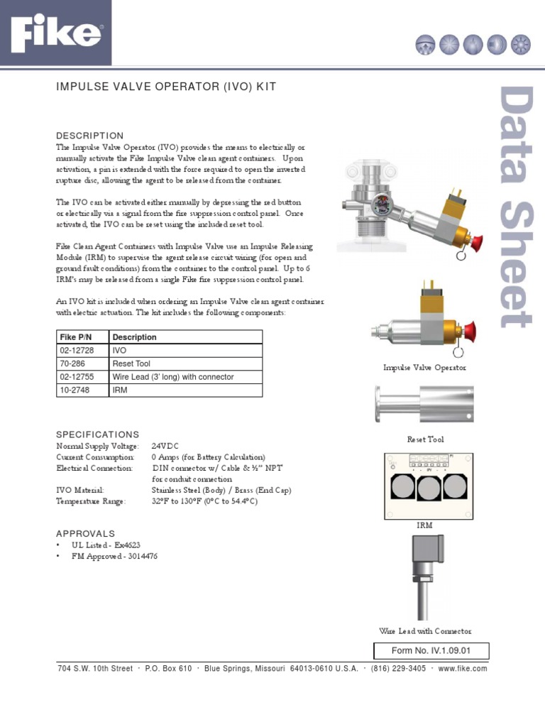 Impulse Valve Operator Kit IV.1.09.01 | Valve | Electrical Connector