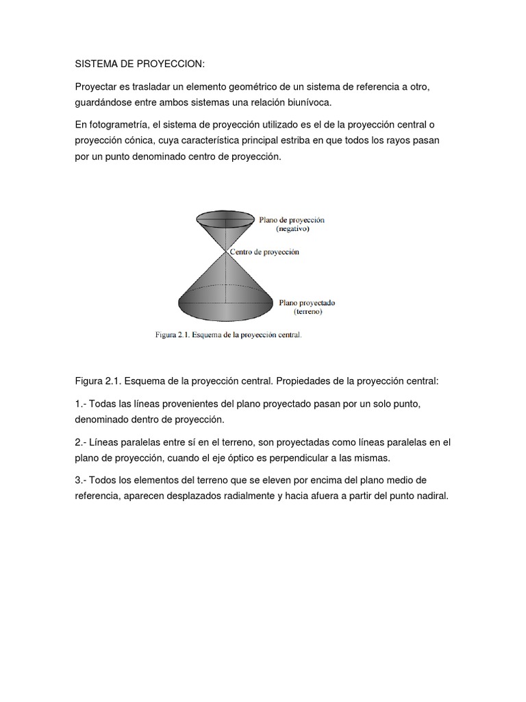 Sistema de Proyeccion | PDF