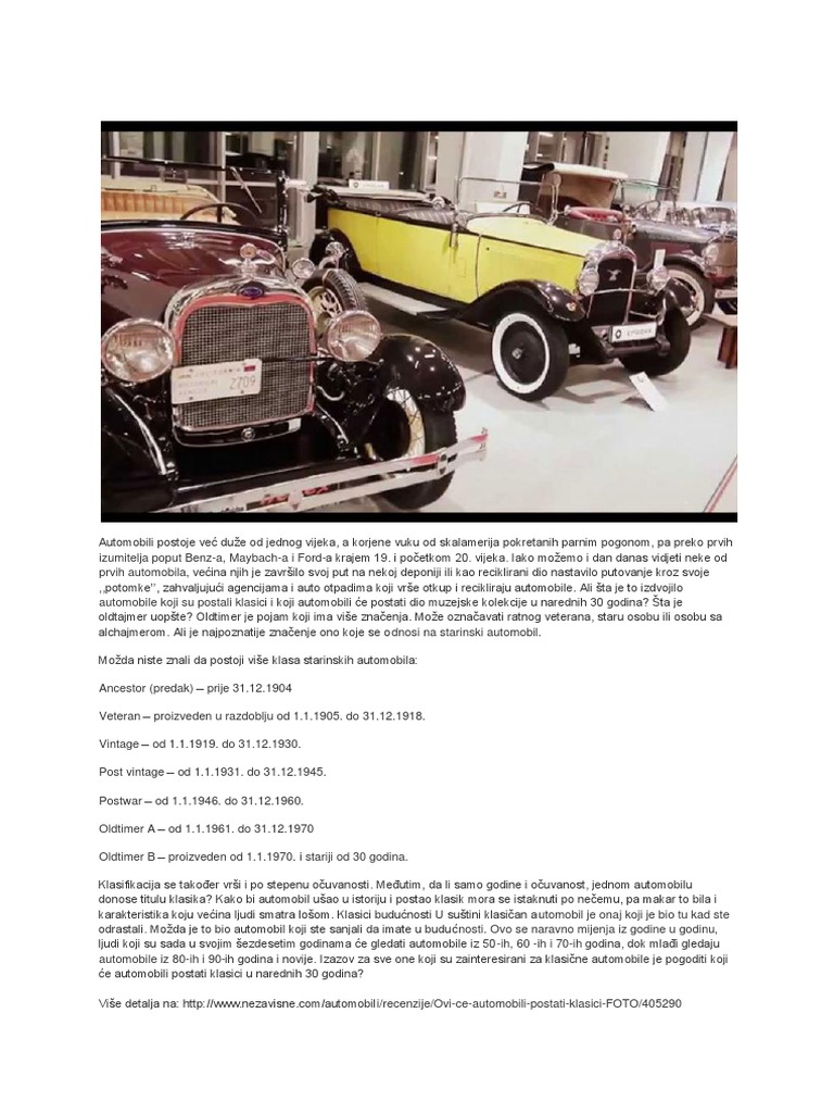 Oldtimer I | PDF