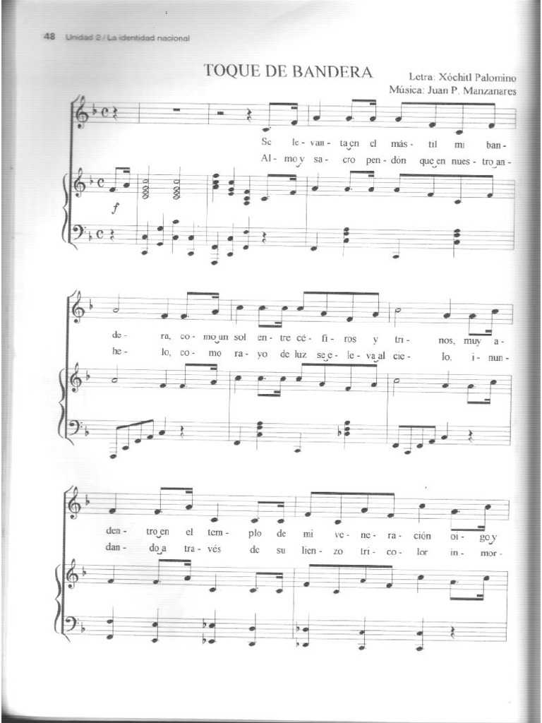 Toque de Bandera Partitura
