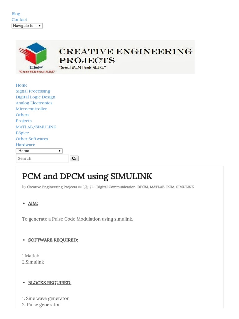 PCM and DPCM | PDF | Modulation | Telecommunications