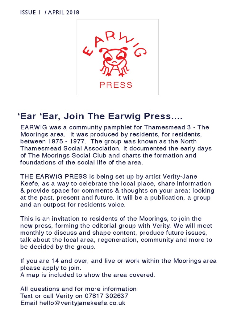 Earwig Press Issue 1 FINAL | PDF