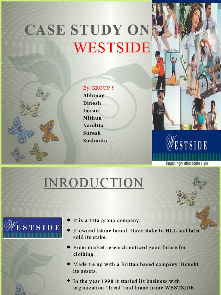 Case Study On: Westside | PDF | Retail | Sales