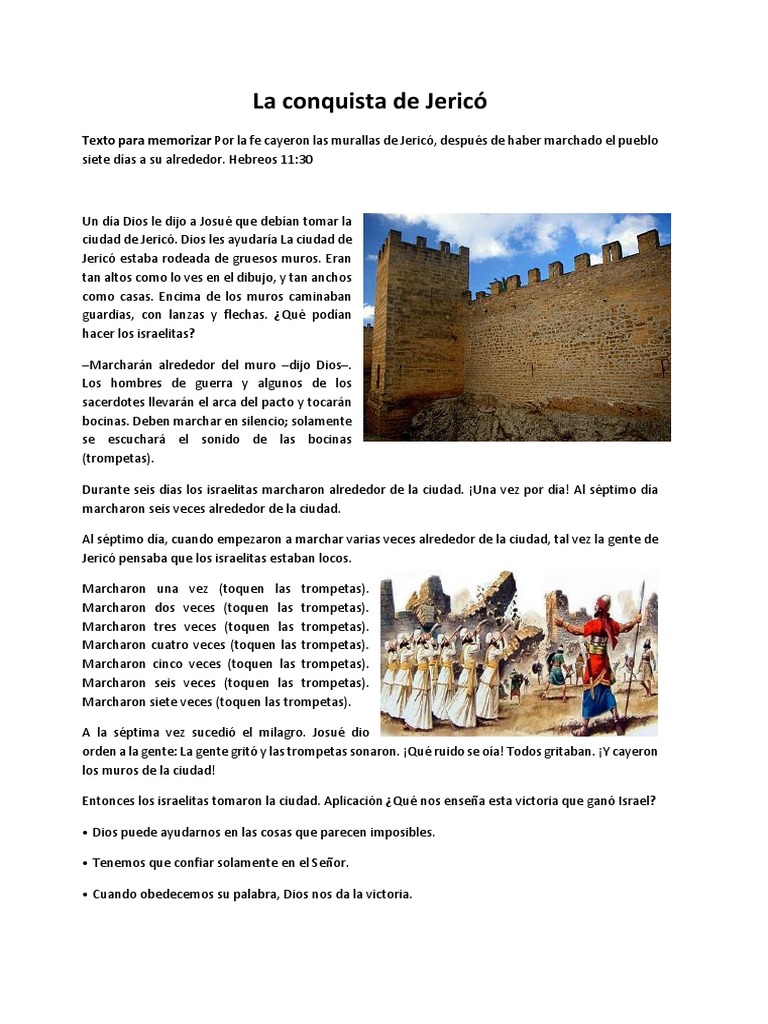 Josue y Los Muros de Jerico | PDF