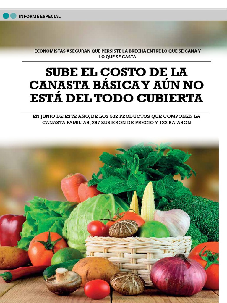 canasta basica familiar.pdf | Salario | Perú