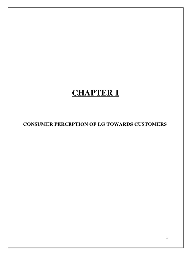 LG and Its Competitors | PDF | Sampling (Statistics) | Perception