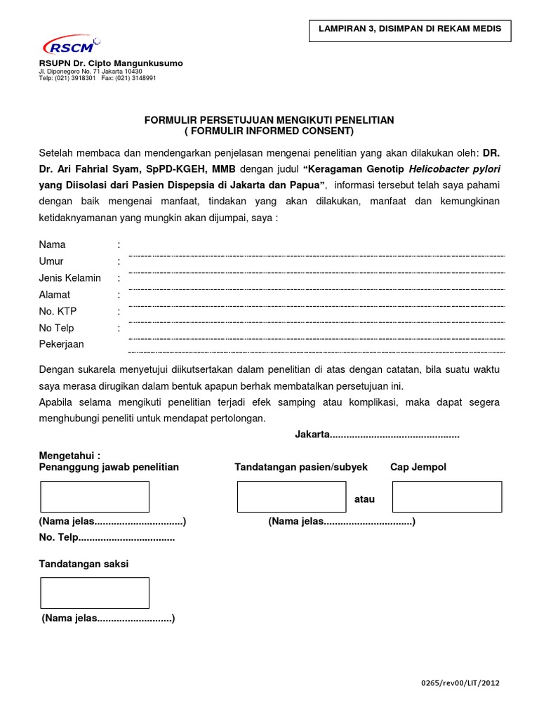 Lampiran - Informed Consent Penelitian