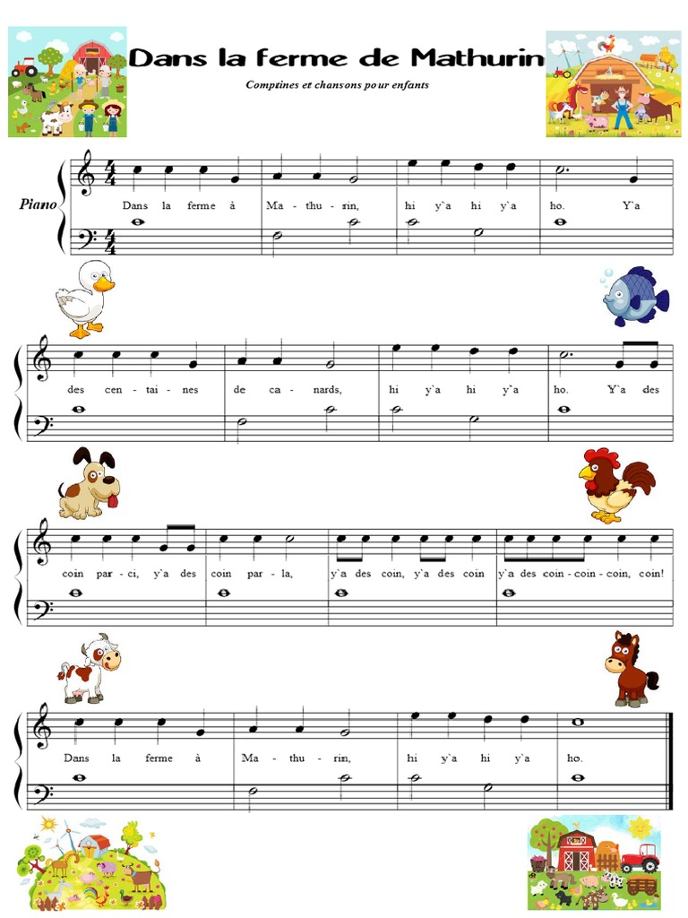 1 Dans La Ferme de Mathurin | PDF