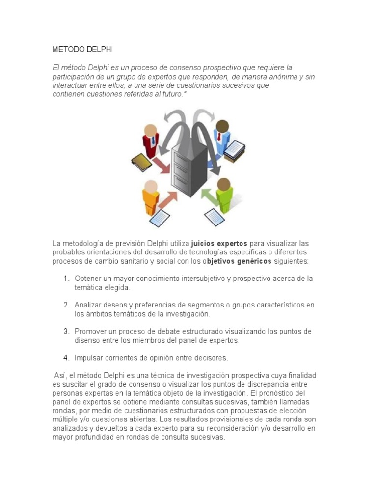 Metodo Delphi | PDF | Método científico | Cuestionario
