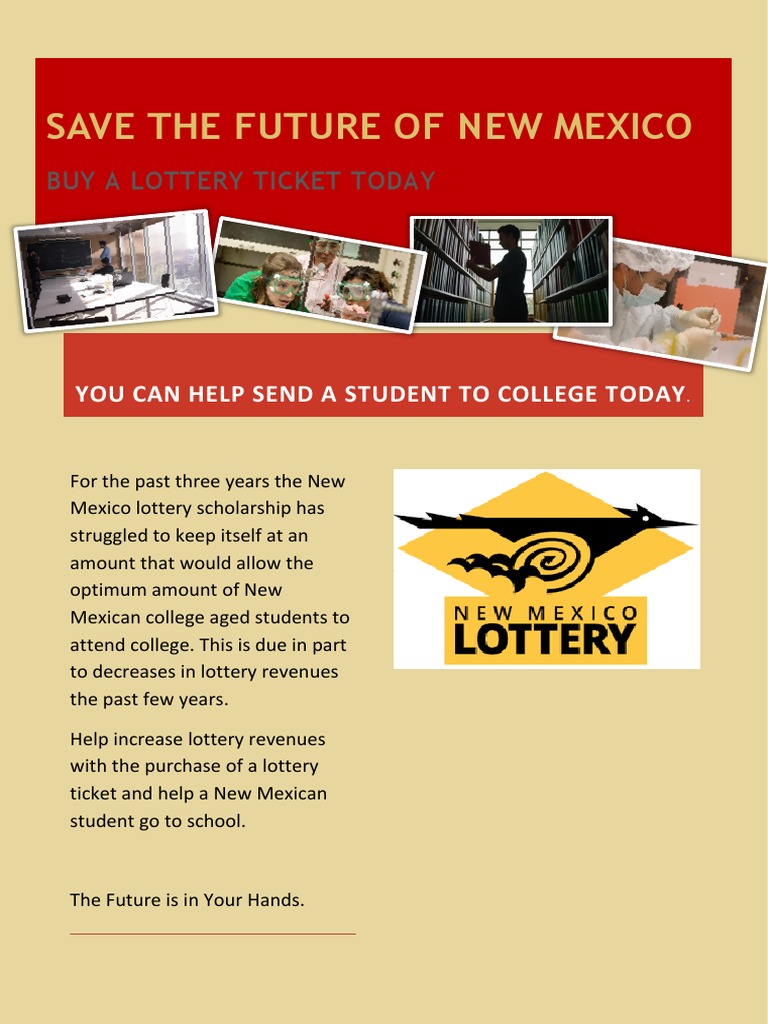 Save The Future of New Mexico: Buy A Lottery Ticket Today | PDF ...
