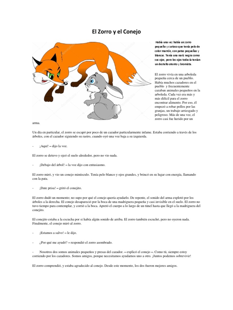 El Zorro y El Conejo | PDF | Ocio