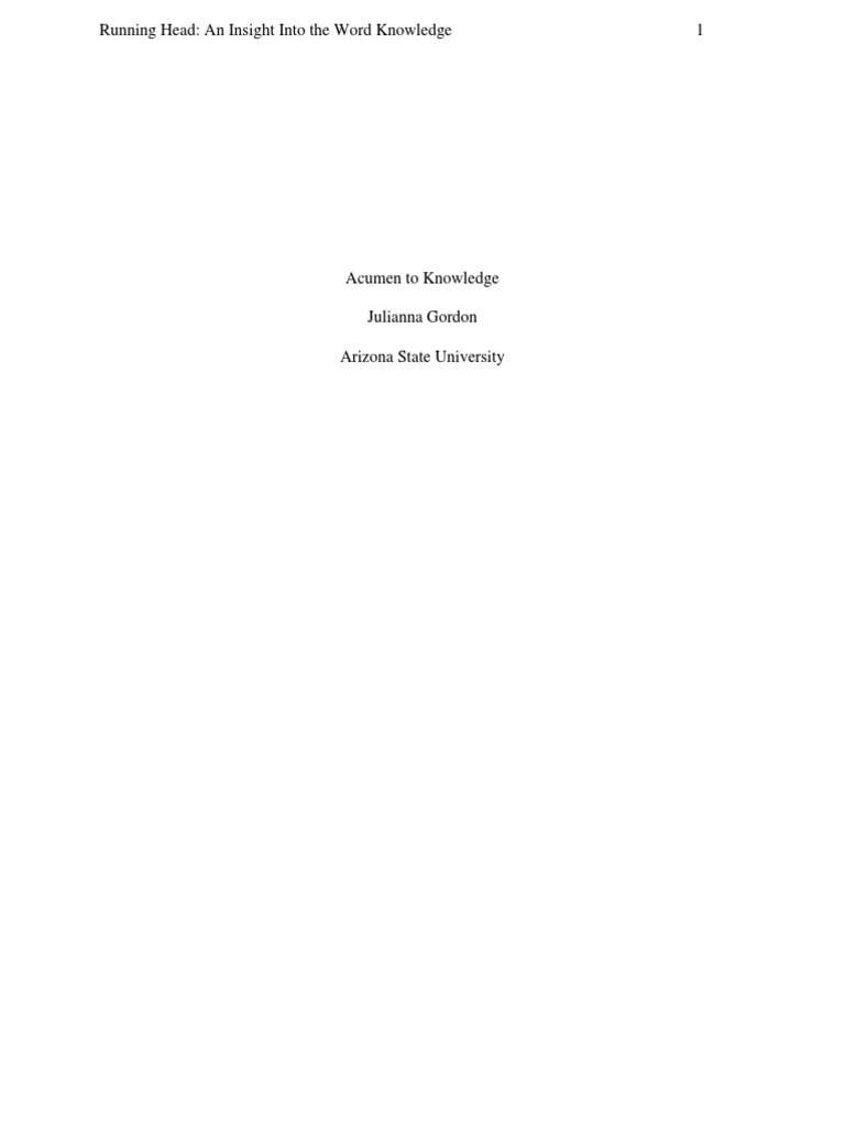 Eng 102 Final Draft | PDF | Concept | Knowledge