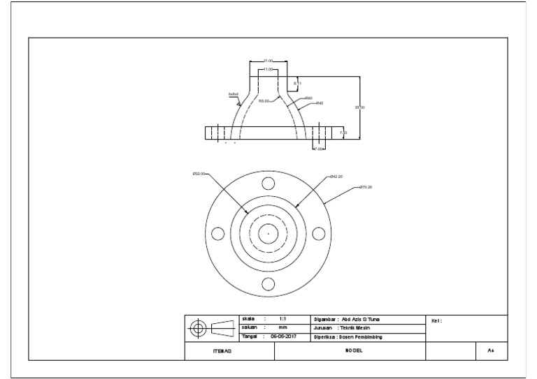 Drawing4.Dwg 2d Model1 | PDF