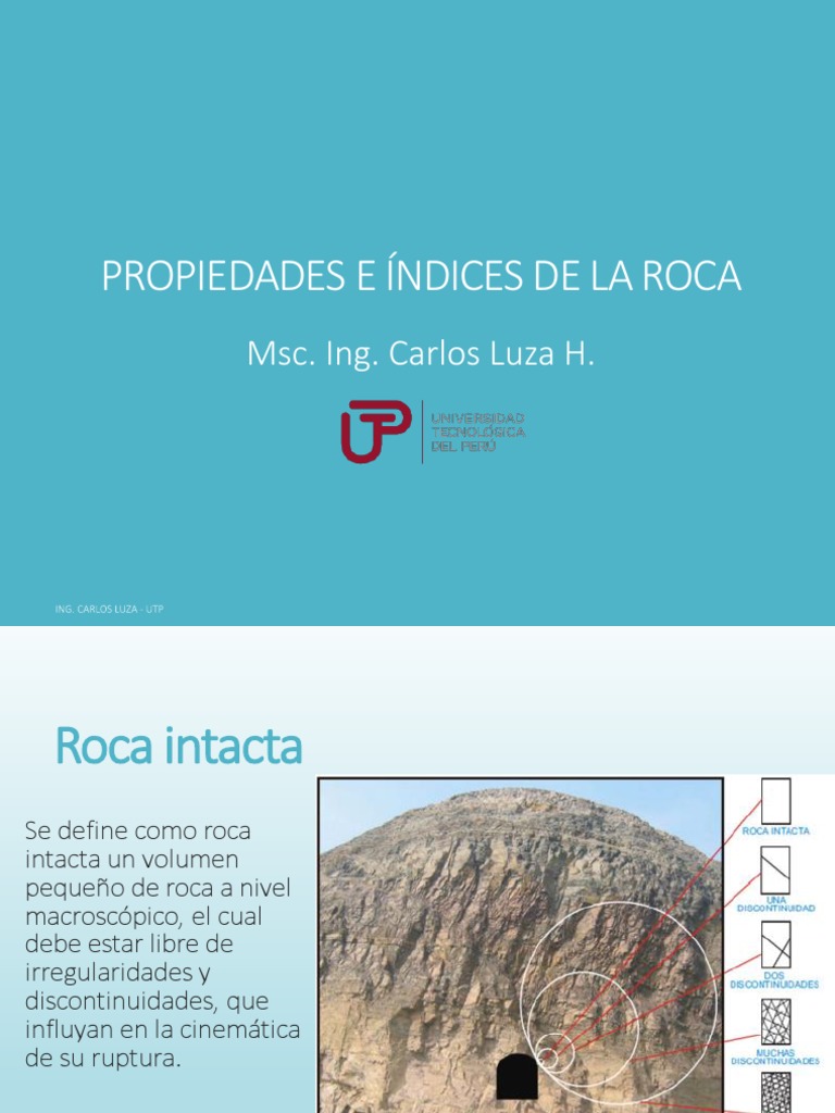 CLASE III-propiedades de La Roca Intacta | PDF