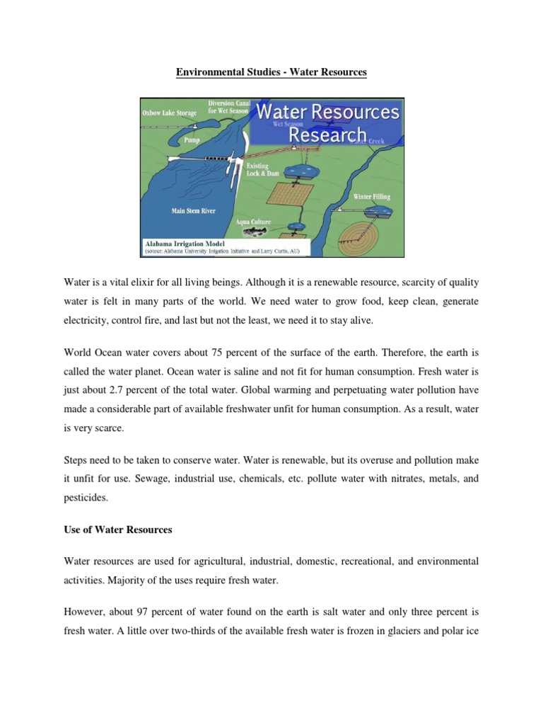 Water | PDF | Water Resources | Water