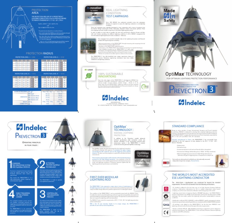 Indelec Prevectron 3 - Product Brochure PDF | PDF | Lightning ...