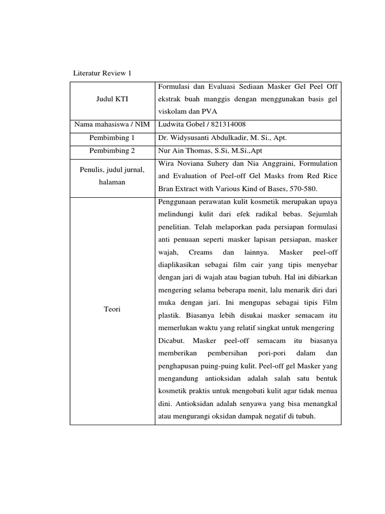 Mapping Jurnal | PDF