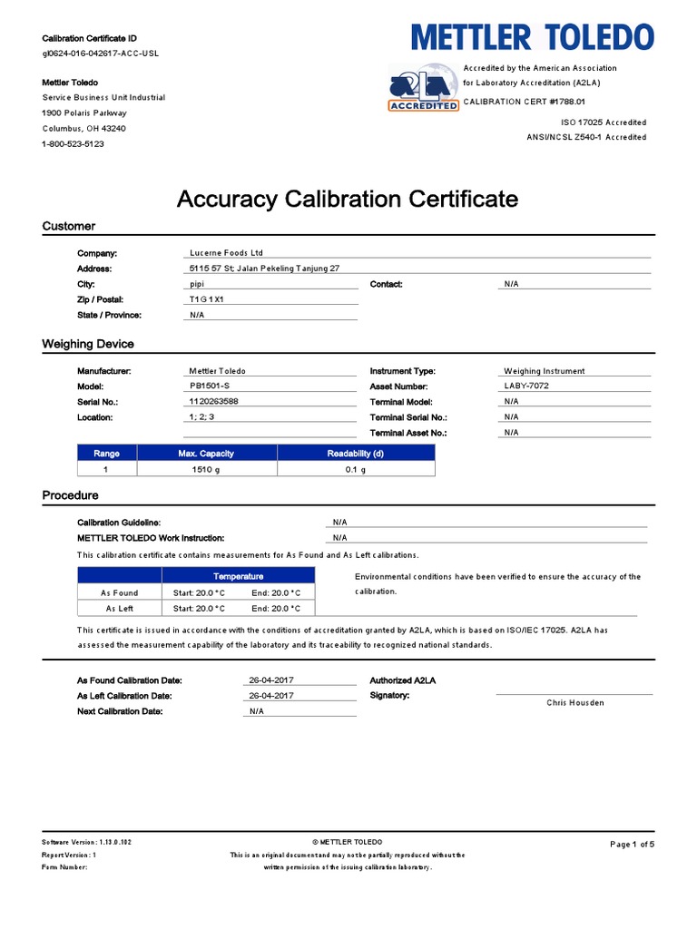 Calibrate ISO17025 +OIML-HB44 | PDF | Calibration | Uncertainty