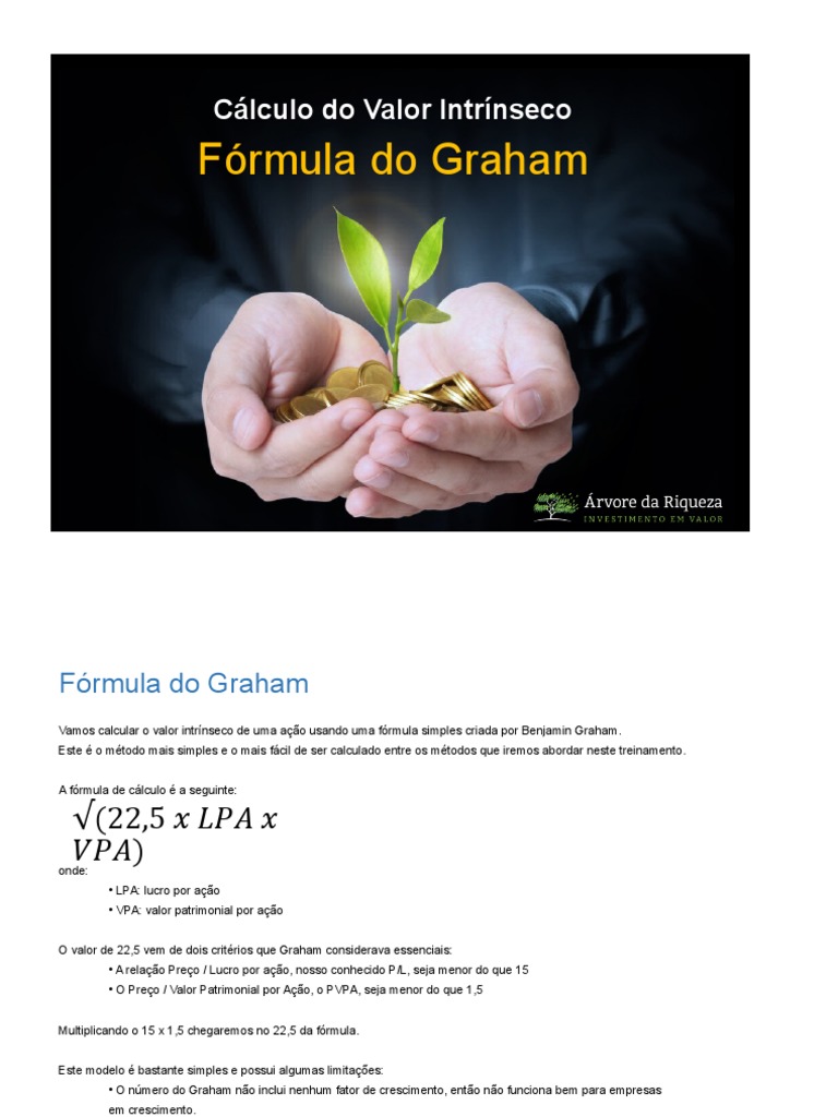 Arvore Da Riqueza Formula Do Graham | PDF | Cálculo | Lucro (economia)