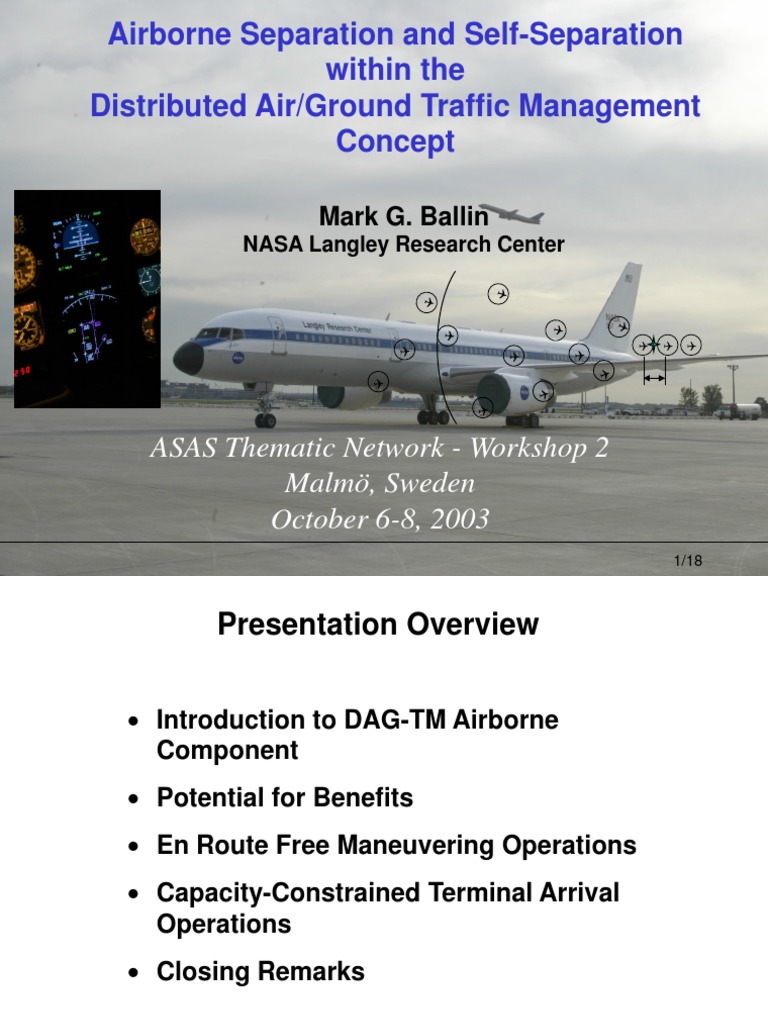 Airborne Separation and Self-Separation Within The Distributed Air ...