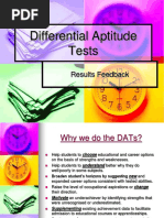 The Differential Aptitude Test (DAT) | PDF | Test (Assessment) | Reason