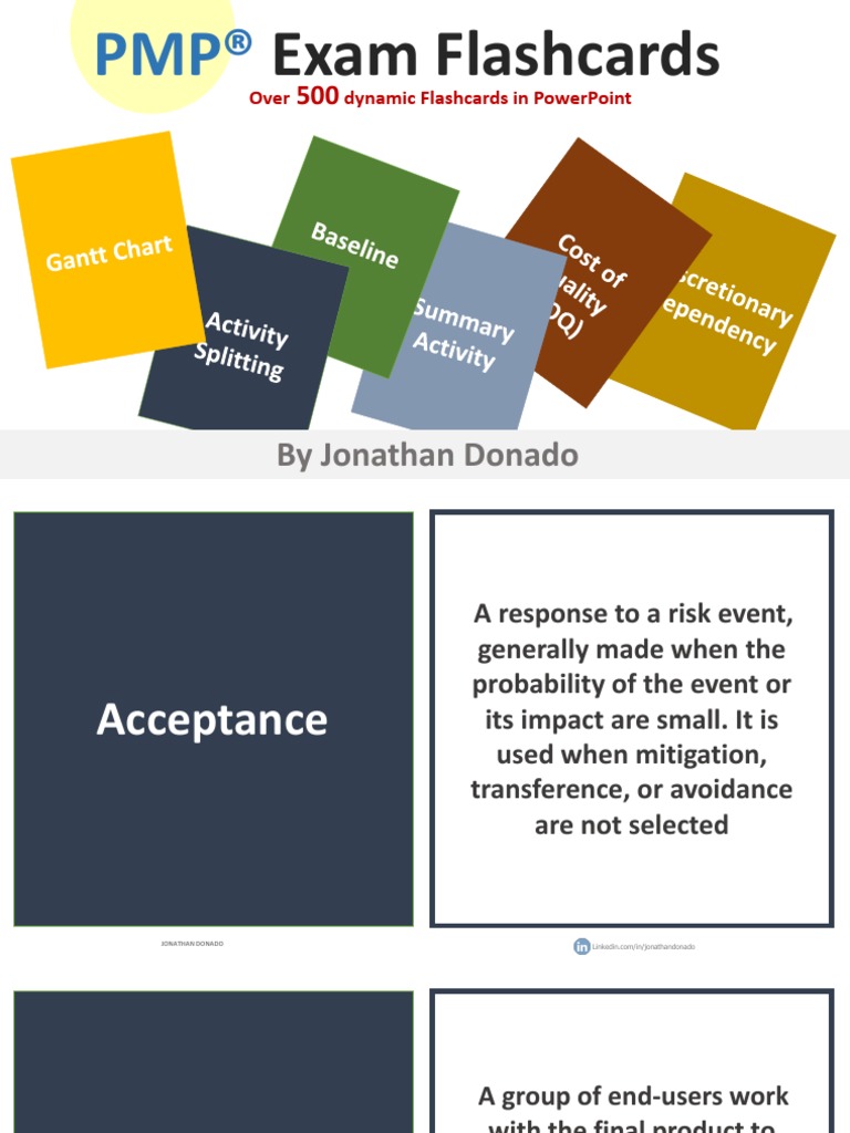 PMP Exam Flashcards | PDF | Project Management | Accuracy And Precision