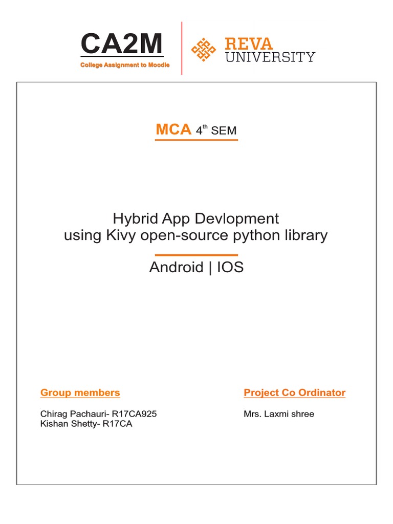 Synopsis Chirag and Kishan | PDF | Application Software | Android (Operating System)