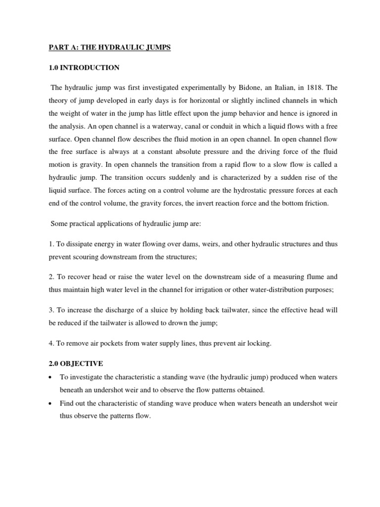 Open Channel Lab | PDF | Spillway | Hydraulic Engineering