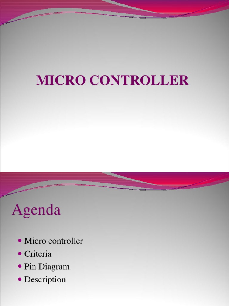 Microcontroller (8051) - A Short Description | PDF | Microcontroller | Integrated Circuit