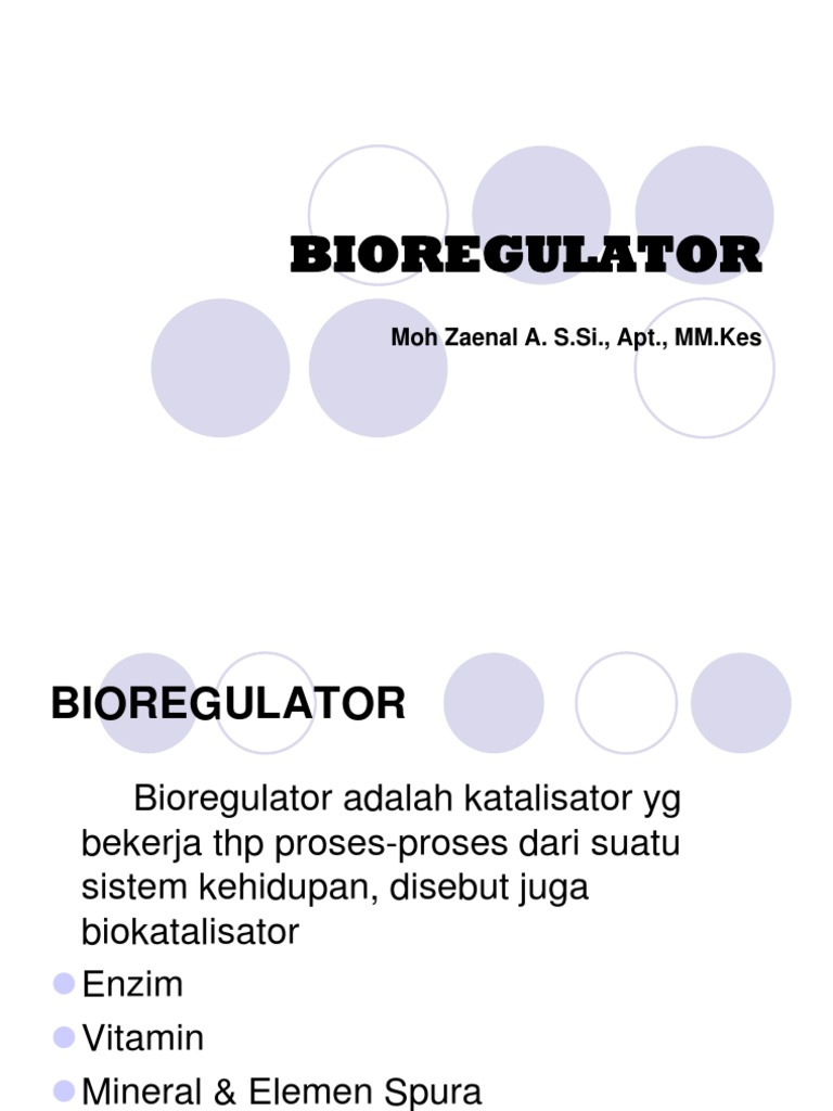 BIOREGULATOR | PDF