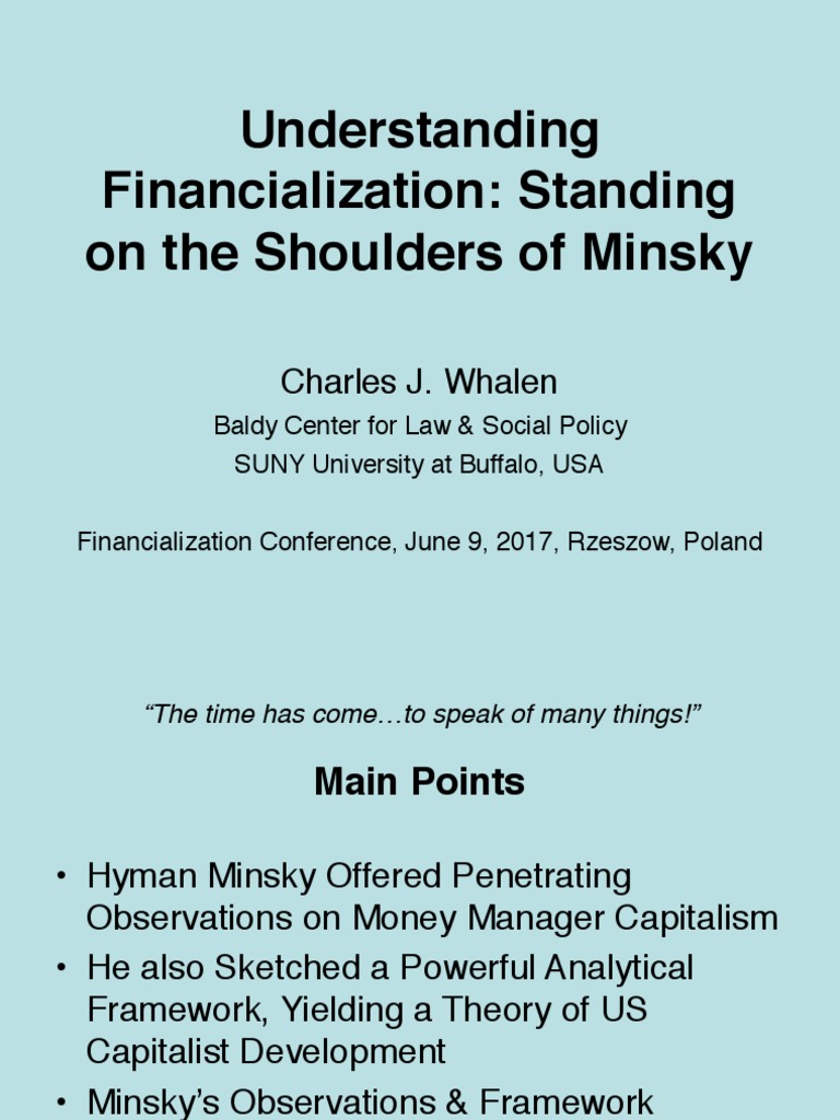 Understanding Financialization | PDF