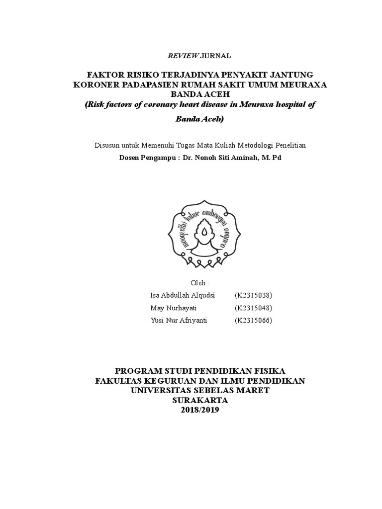 Template Review Jurnal Dan Bagiannya | PDF