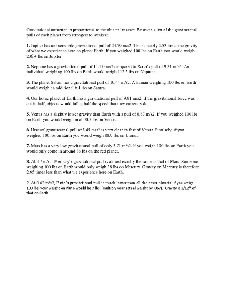 Relative Gravity | PDF