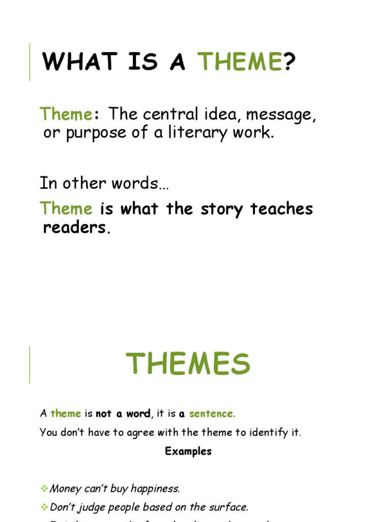 What Is Theme | PDF