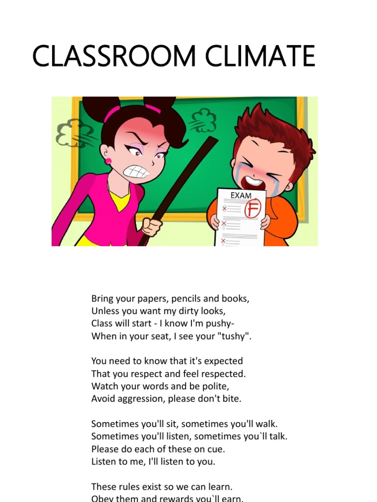 Classroom Climate and Respect Guidelines | PDF