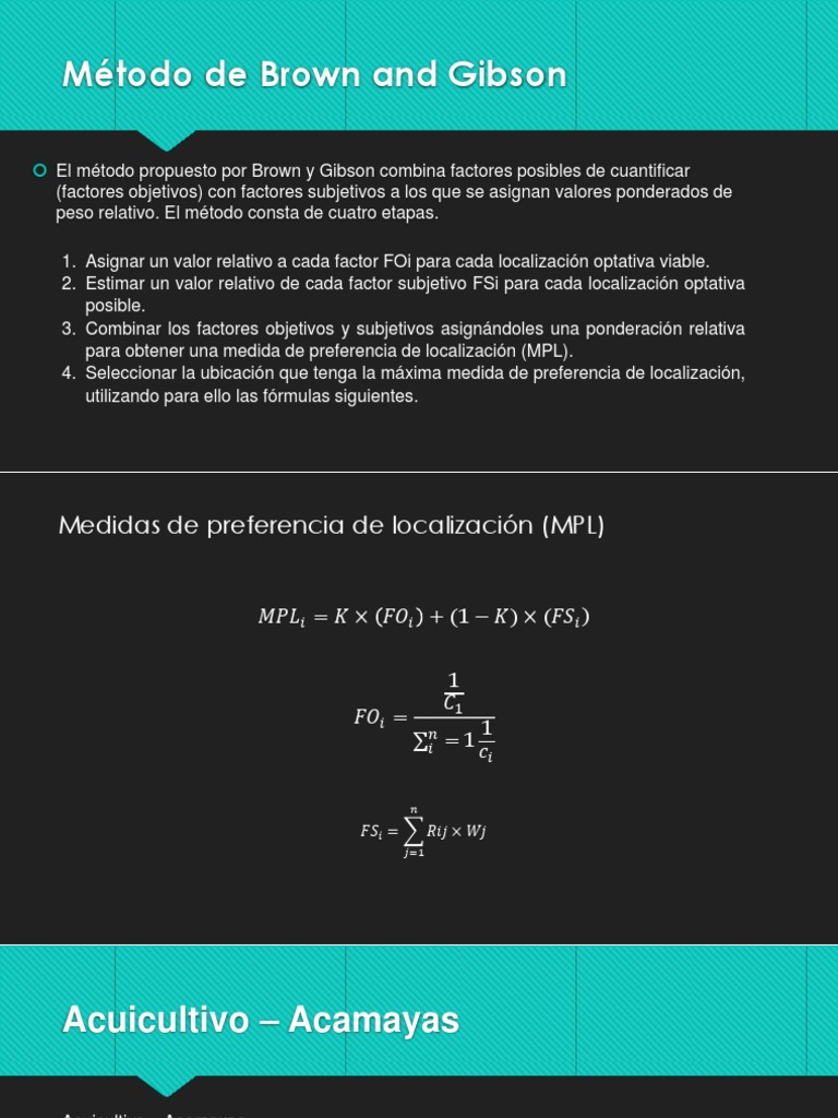 Metodo Brown and Gibson | PDF | Business