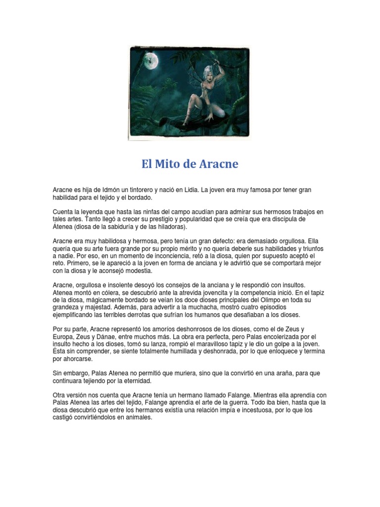 El Mito de Aracne | PDF
